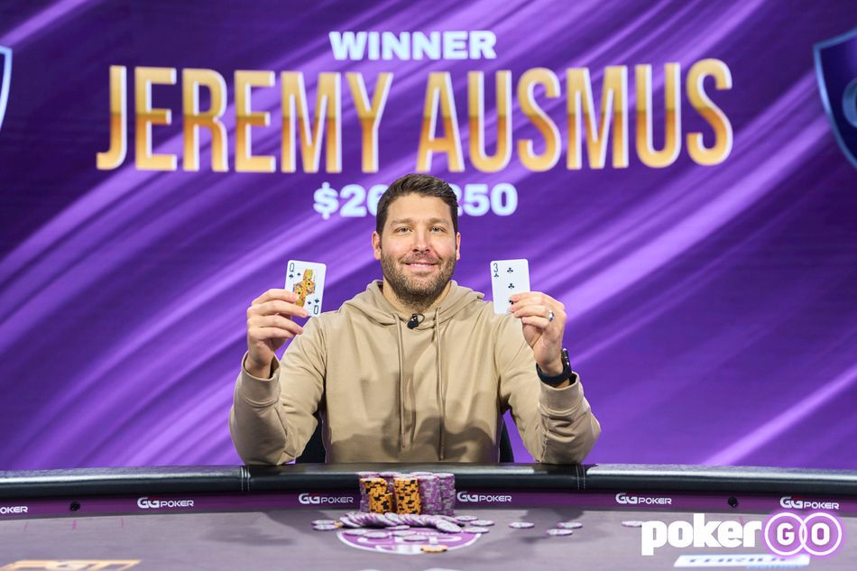 Jeremy Ausmus wins his first PokerGO Studio event