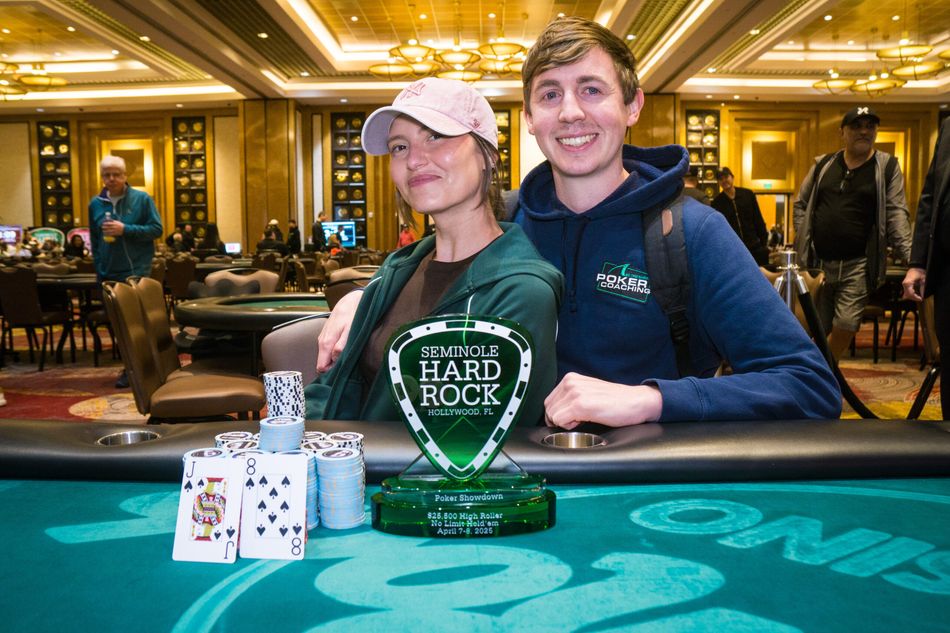 Cherish Andrews leads poker couple to over $700K after four-way chop