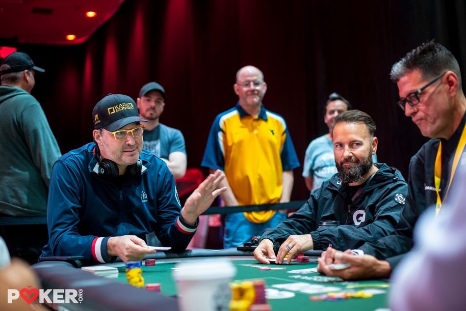 Hellmuth and Negreanu bust early on Day 2 of $100K SHRB Mixed Games