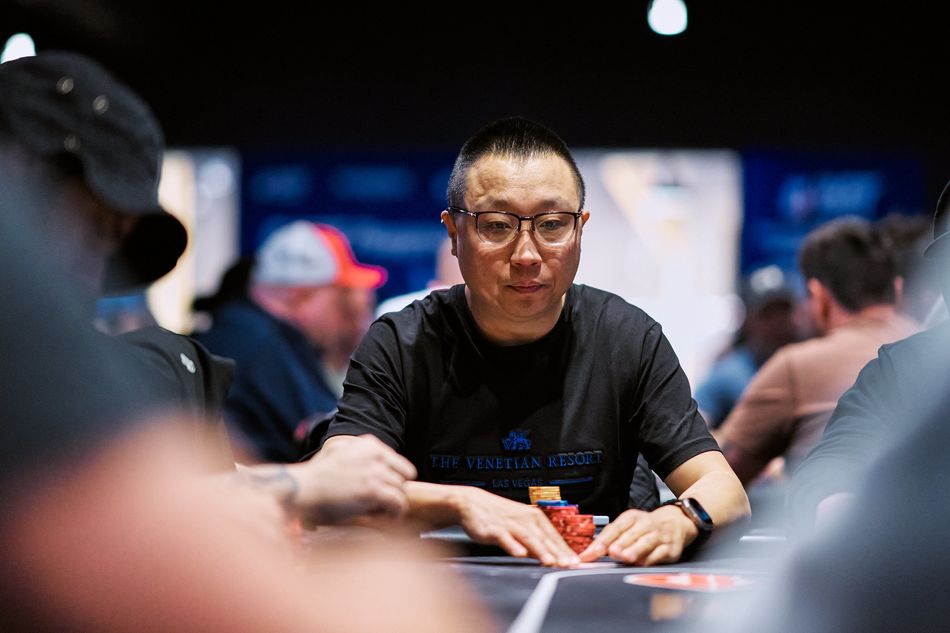 Zhi Gang Yang leads 53 players to WPT Playground Day 3