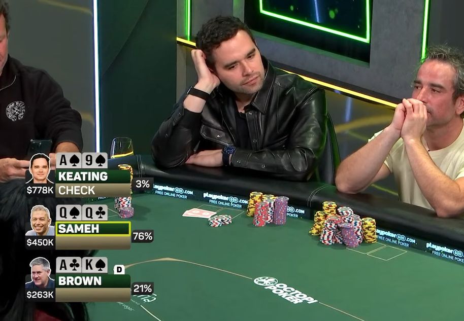 Alan Keating flushes $1M pot in rough start to SHRB Cash Game