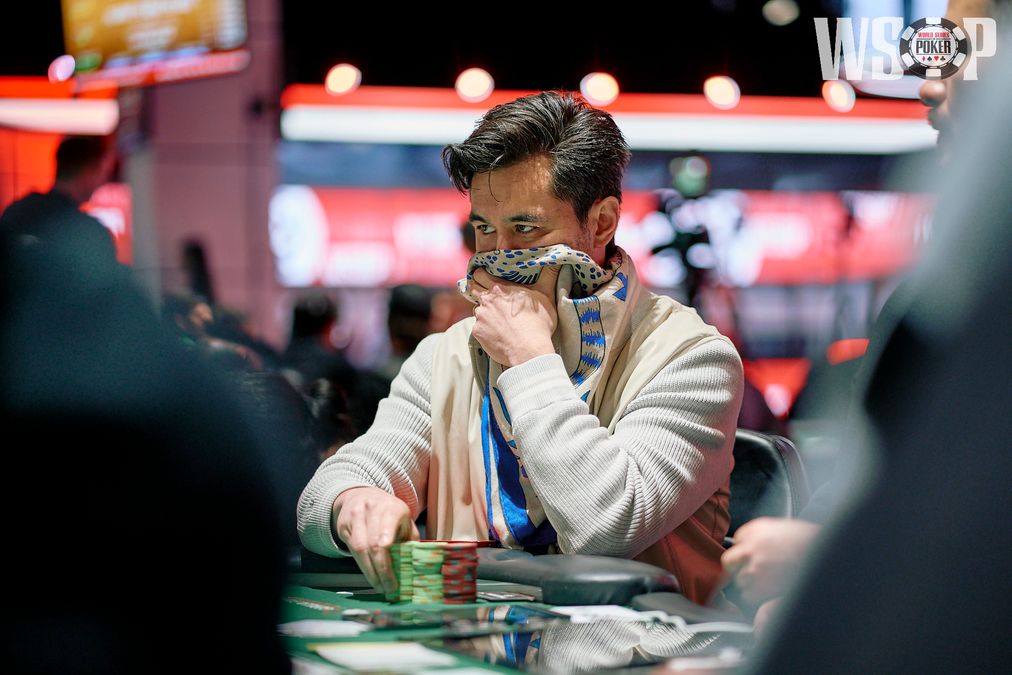 Set over set leads Galen Hall to final day chip lead of 25K High Roller